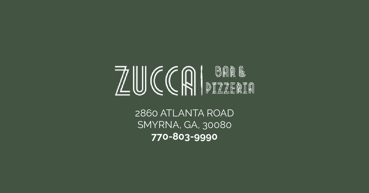 New York Pizza | Smyrna Italian Restaurant | Zucca Bar & Pizzeria