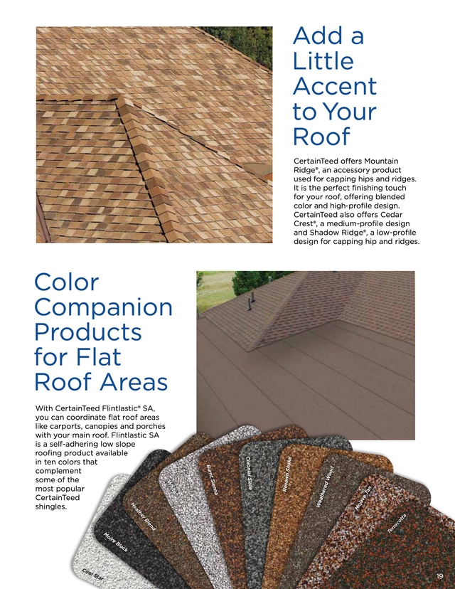 Flat Roof Certainteed Products