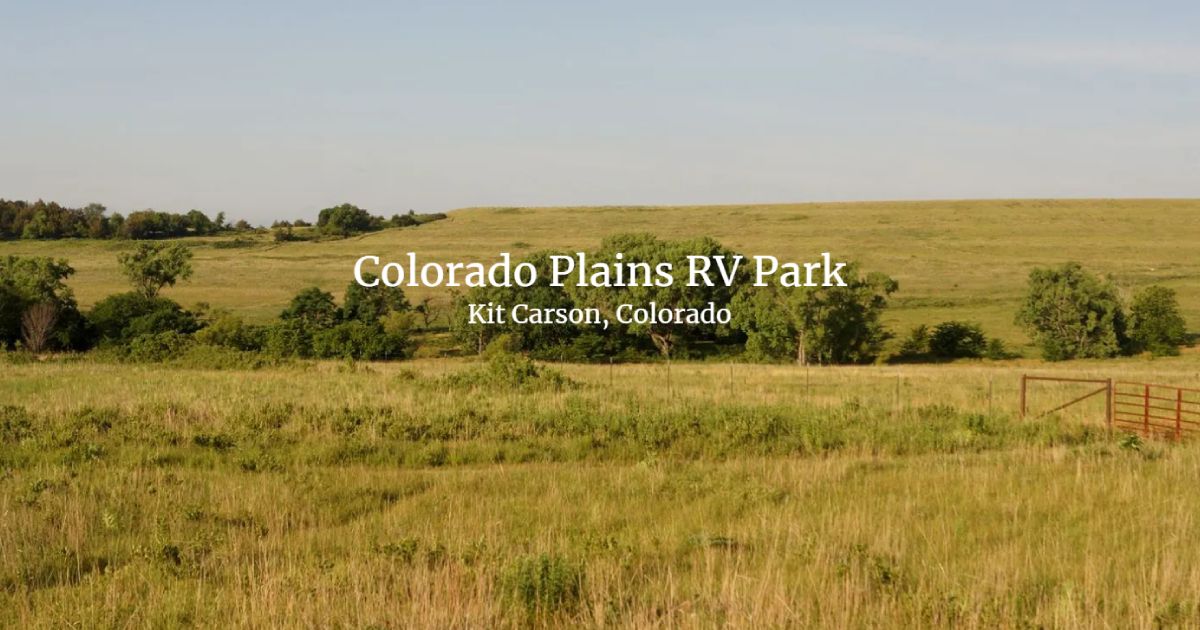 Get in Touch with Us | Colorado Plains RV Park