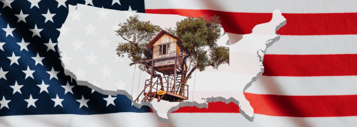 Across America with the Top Treehouse Rental from all 50 States