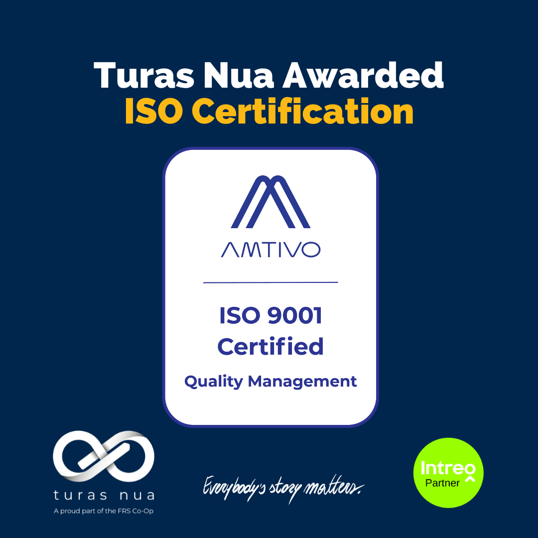 Turas Nua Awarded ISO Certification