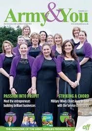 Cover stars of Army&You magazine