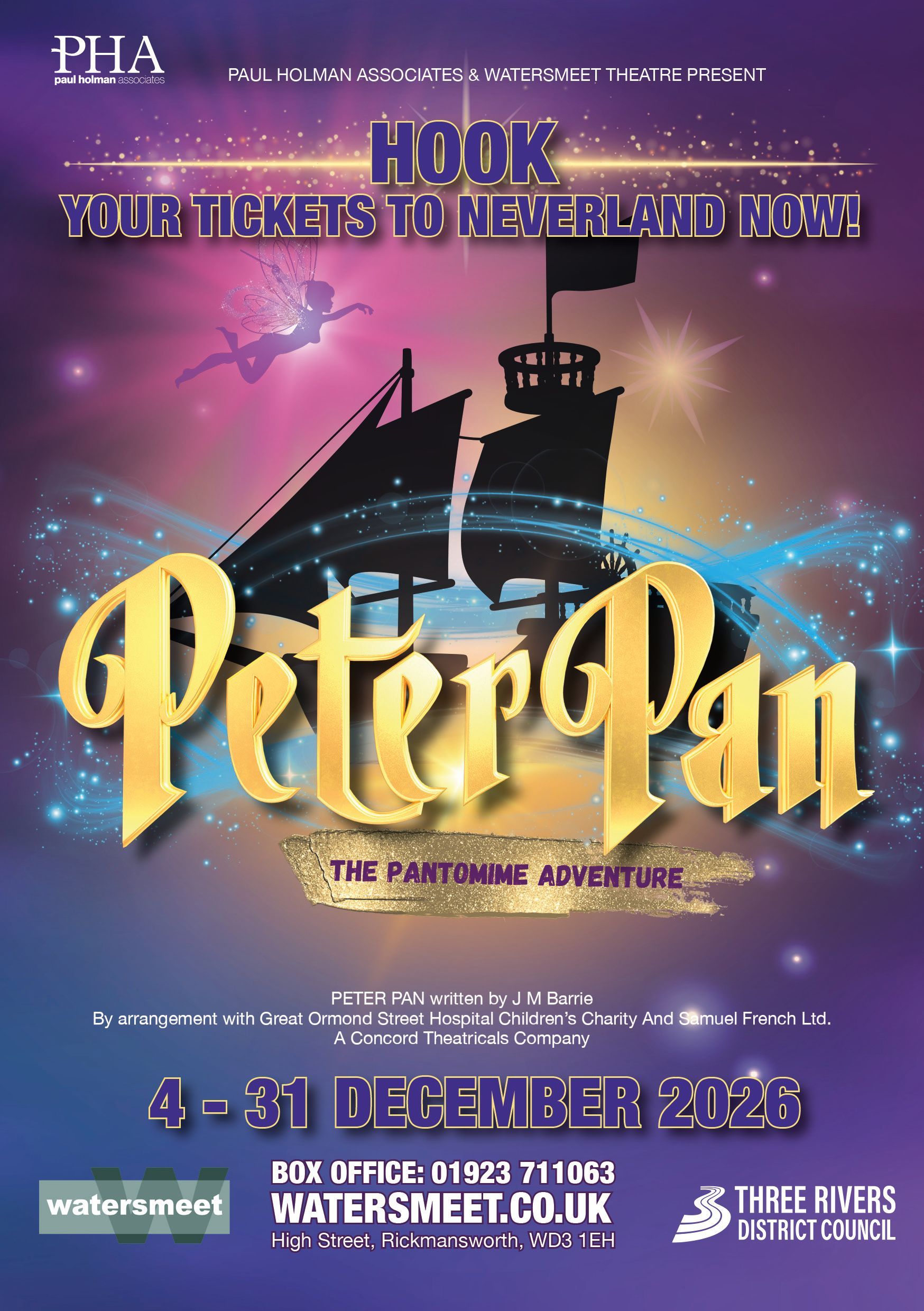 Peter Pan Dates & Prices | Watersmeet