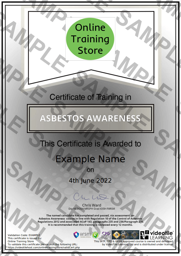 Approved Online Training Courses