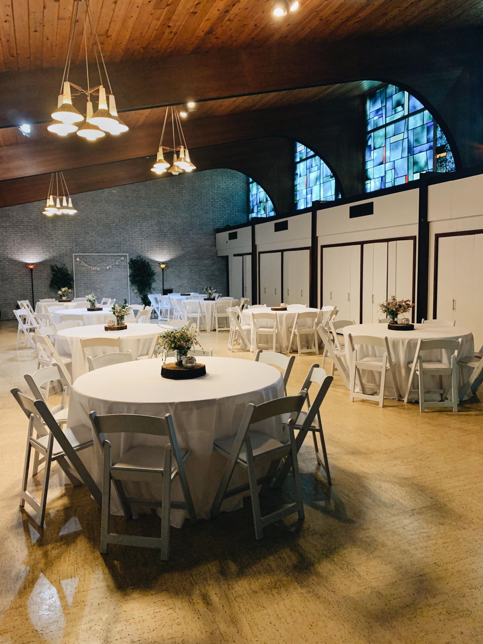Stained Glass Hall Rental | Highland, IL | Olde Wicks Factory