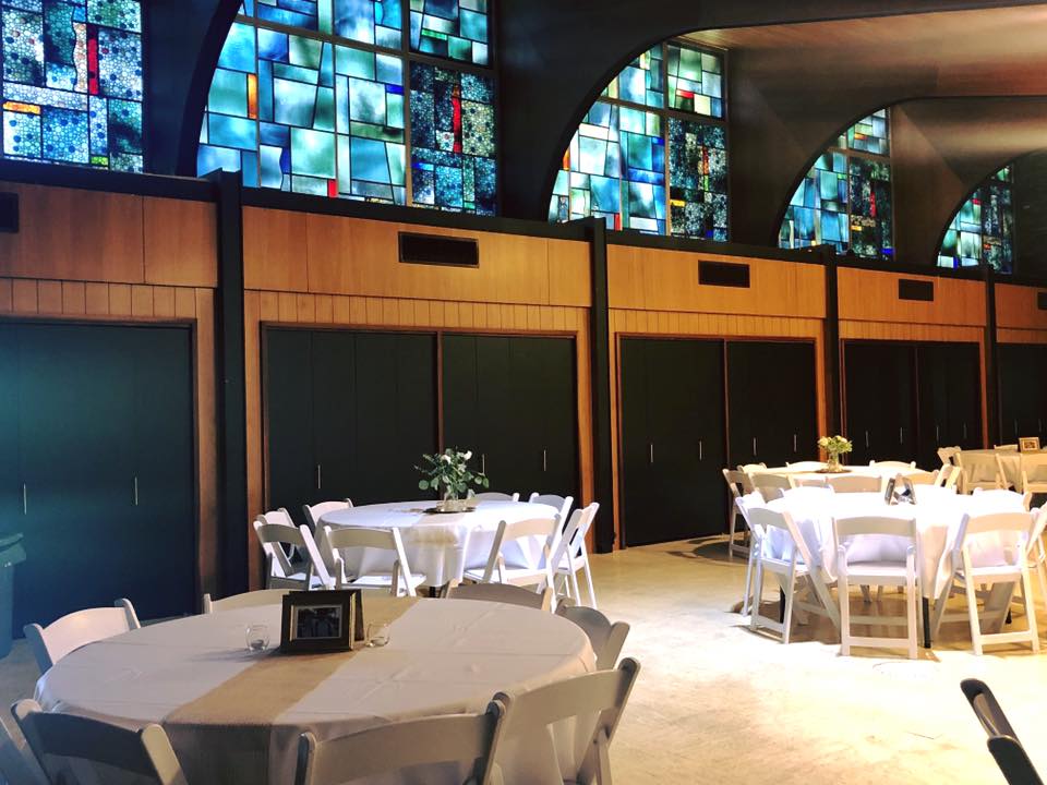 Stained Glass Hall Rental | Highland, IL | Olde Wicks Factory