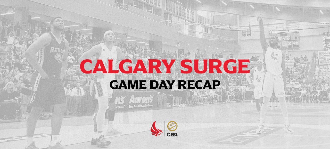 CALGARY SURGE CLINCH PLAYOFF BERTH WITH 79-64 SASK RATTLERS
