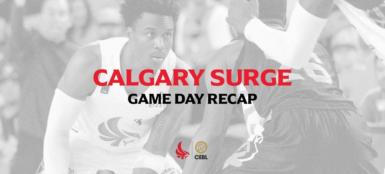 CALGARY SURGE DROP EDMONTON STINGERS 82-81 IN RECORD-SETTING COMEBACK WIN