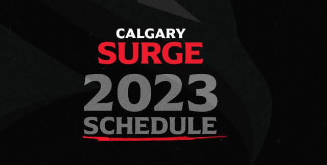 CALGARY SURGE ANNOUNCE 2023 INAUGURAL SEASON SCHEDULE