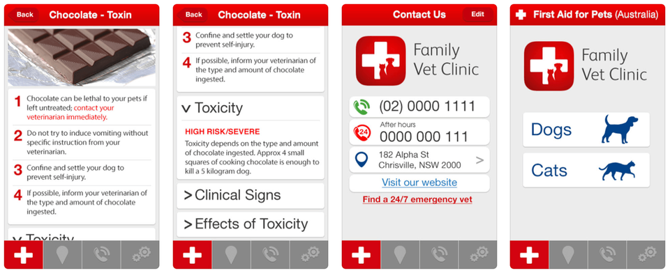 First Aid App for Pets