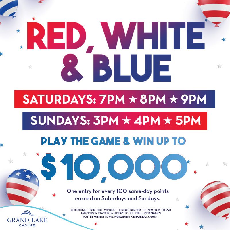 Casino Promotions in Grove, Oklahoma | Grand Lake Casino Promotions