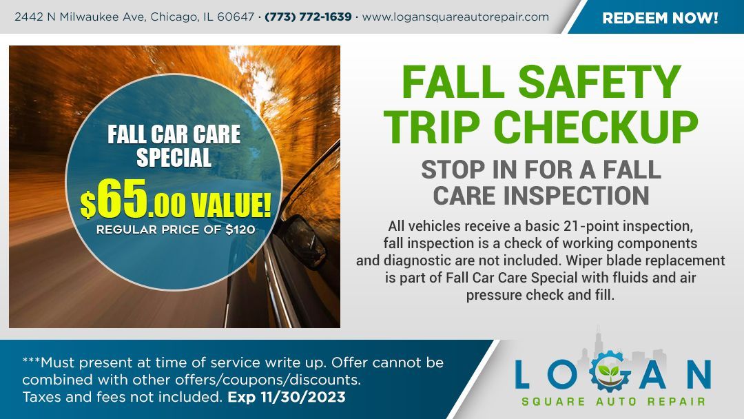 Specials | YOUR #1 Auto Repair Shop in Chicago | Logan Square Auto Repair