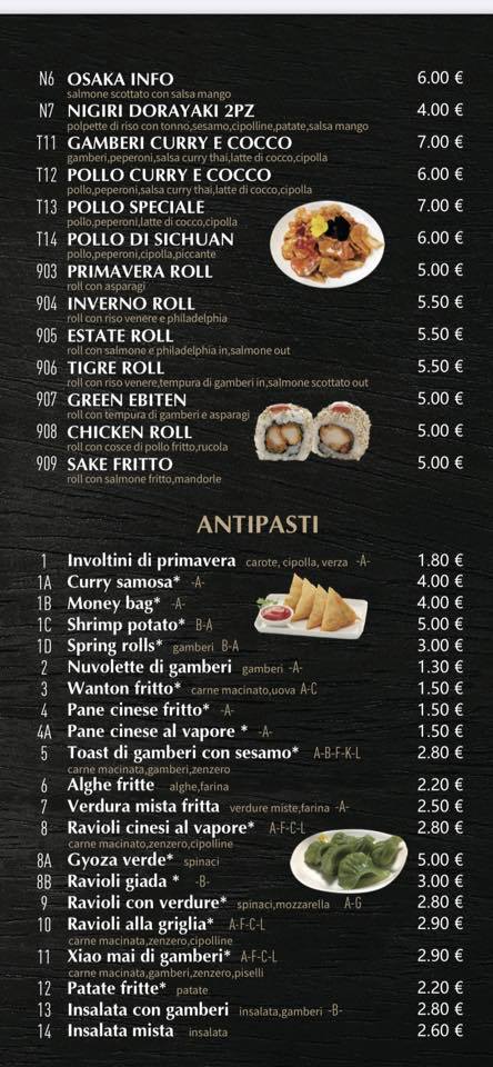 Menù a prezzo fisso | Fondi, LT | Ristorante Sushi Lin