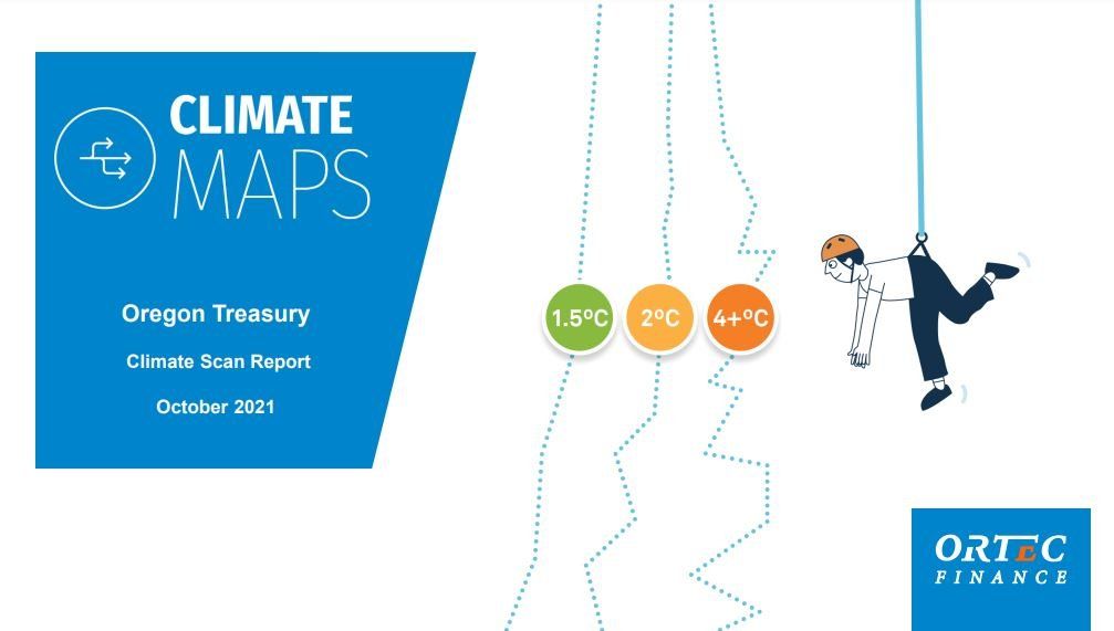 Oregon Treasury releases its own redacted climate risk report