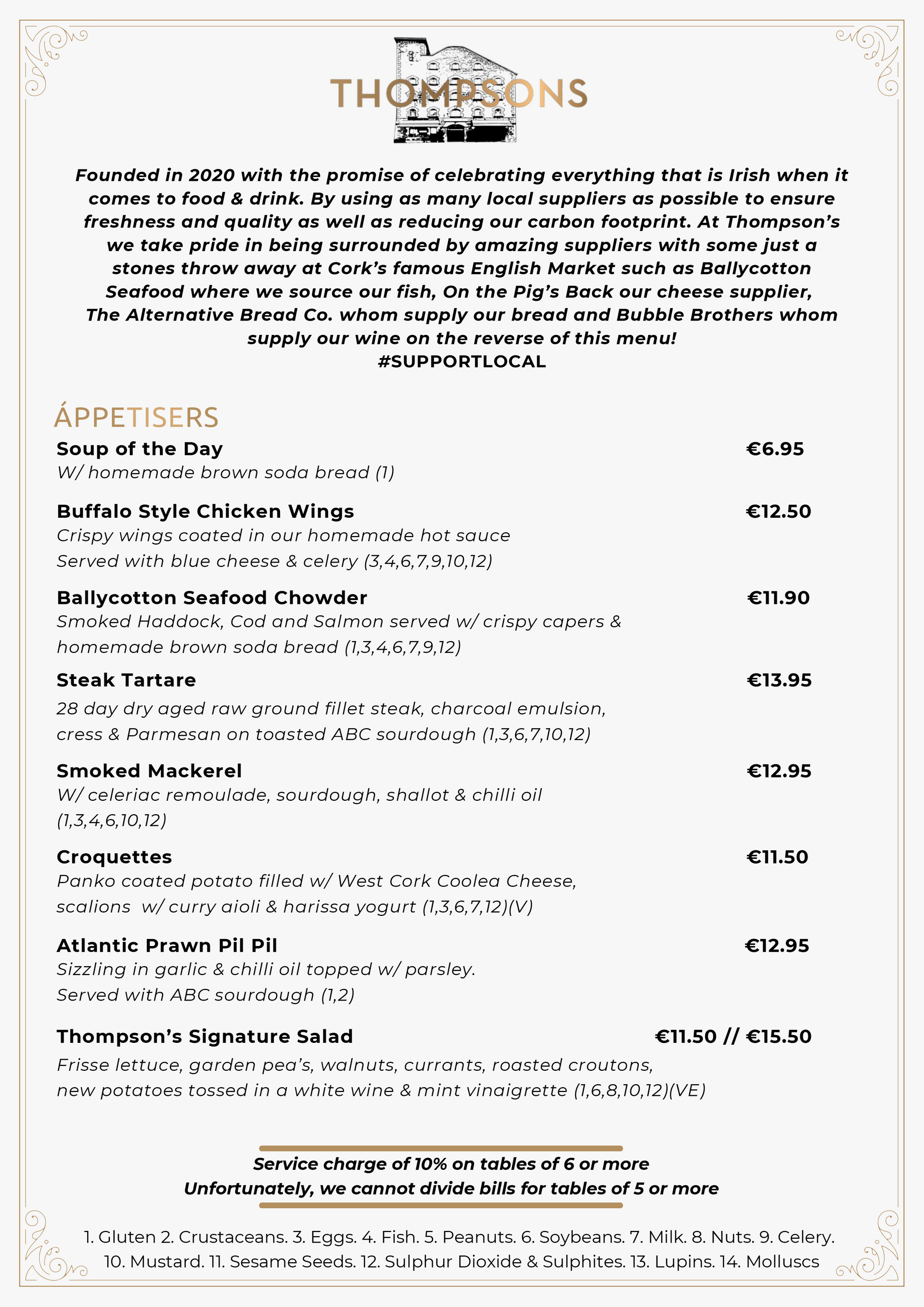 Thompsons Cork Restaurant & Microbrewery