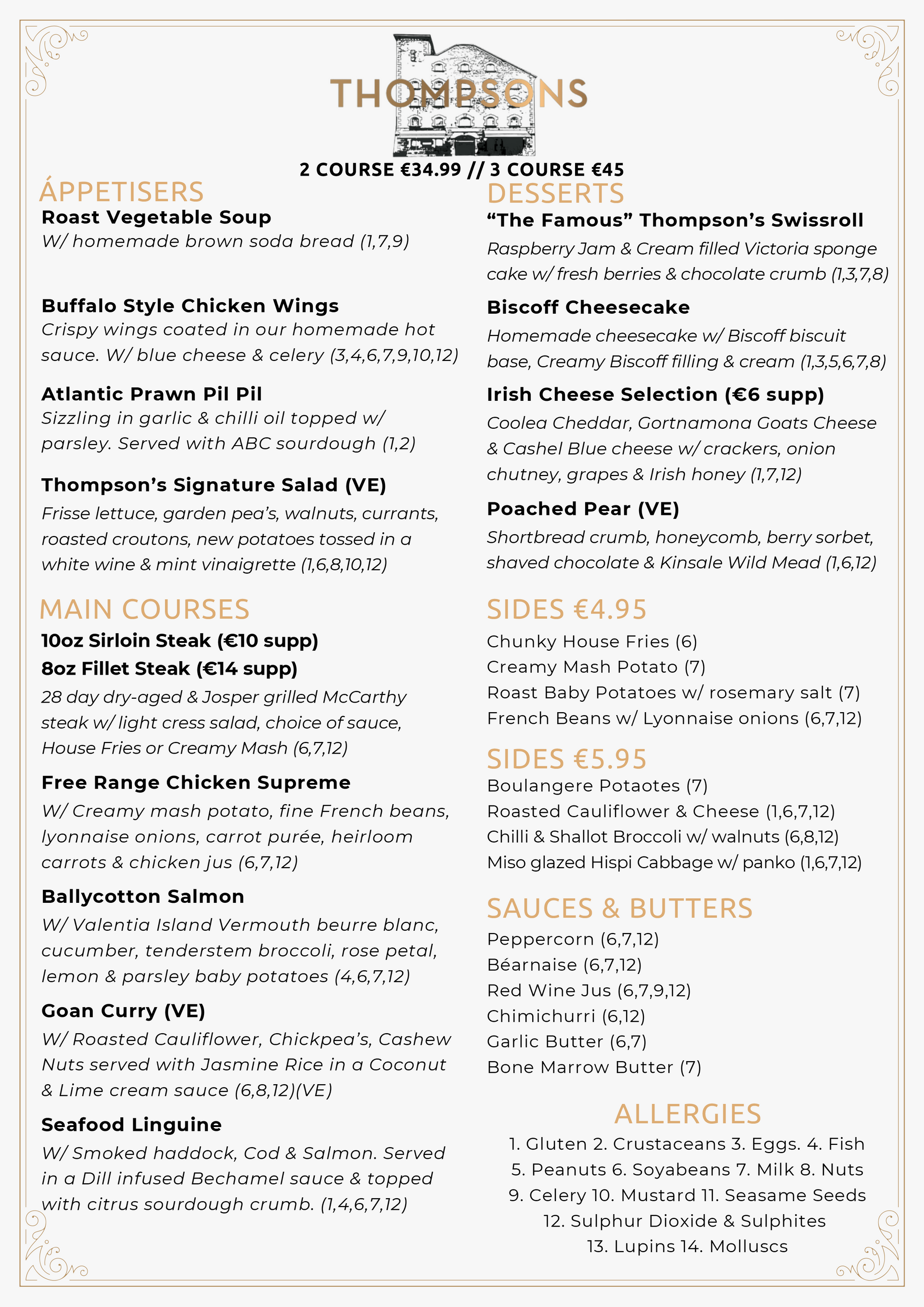 Thompsons Cork Restaurant & Microbrewery