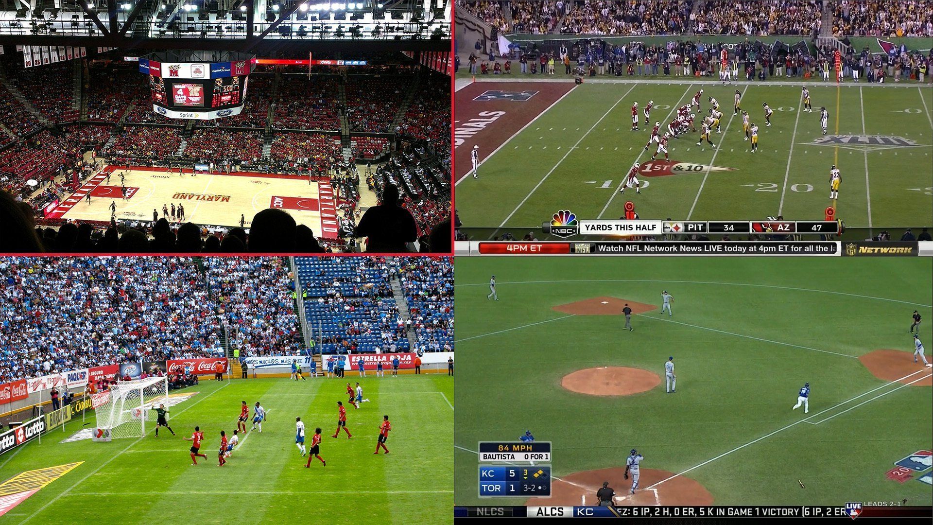 Hopper 3 with Multiview, a sports lovers dream come true!