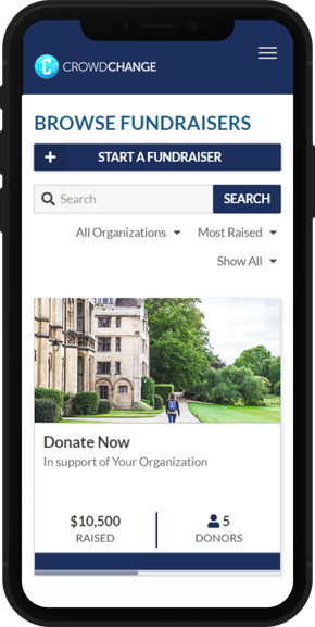 CrowdChange I The most robust fundraising platform on the market