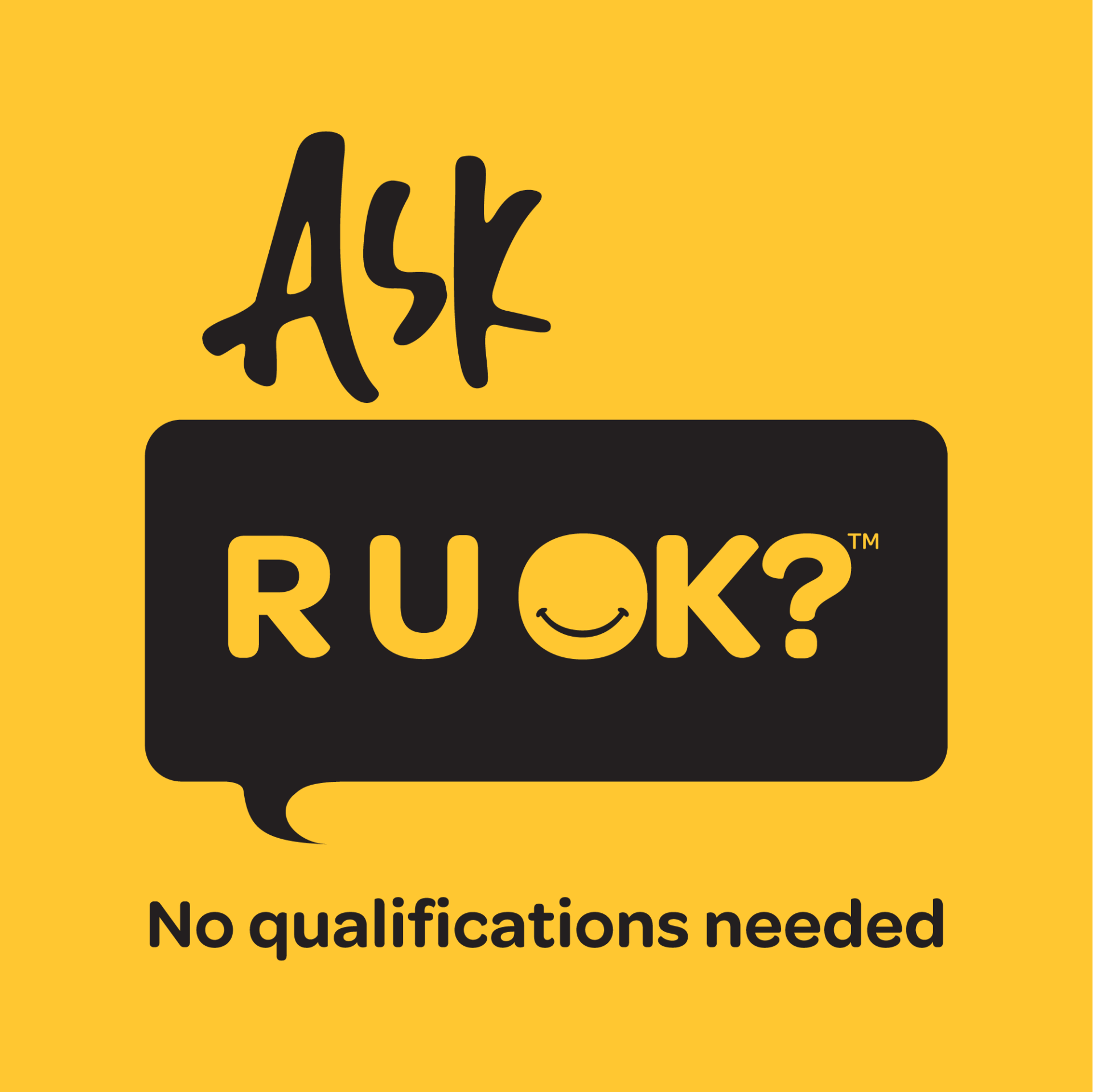 R U OK? logos