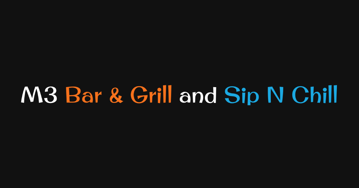 Menu | M3 Bar & Grill and Sip N Chill