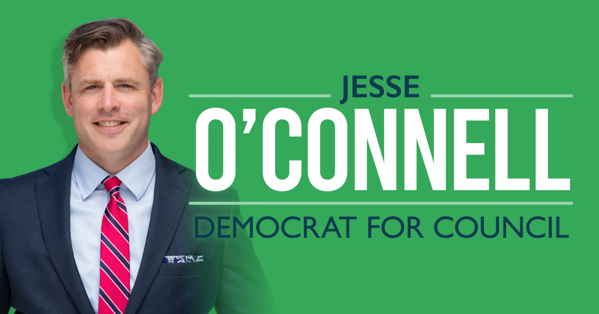 Jesse O'Connell | Democrat | Candidate for Alexandria City Council