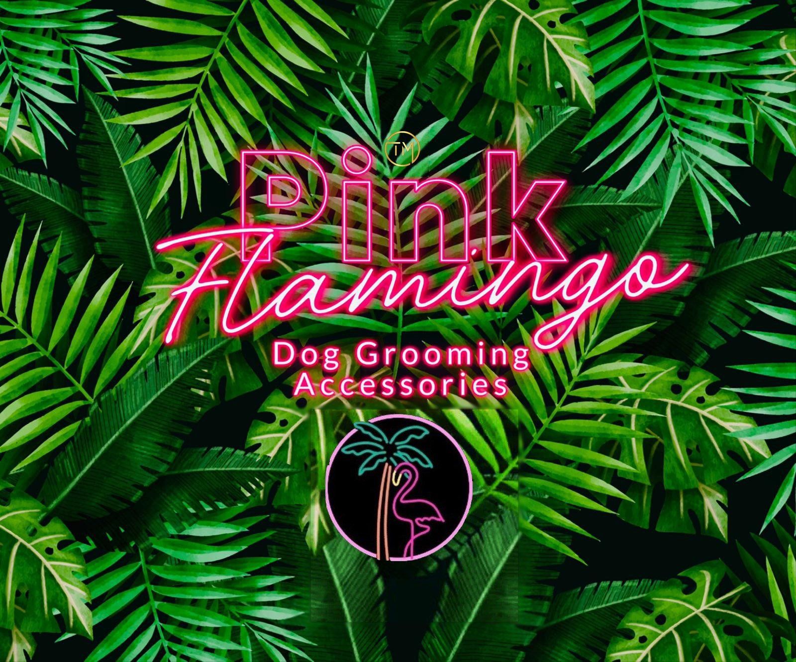 Pink Flamingo Dog Grooming
