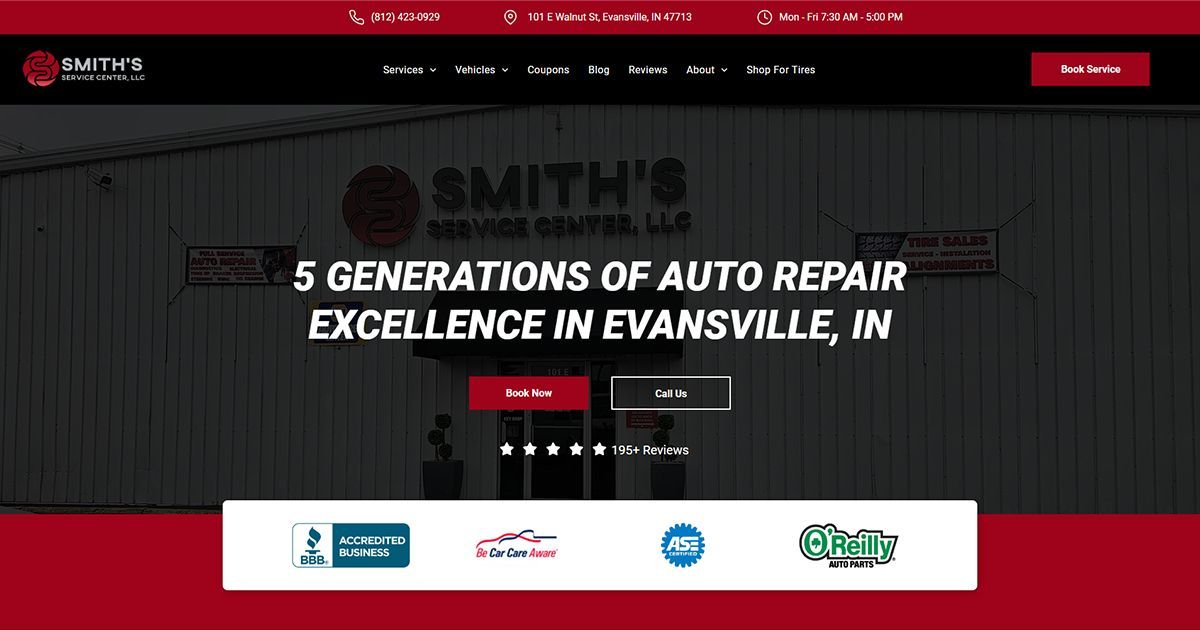 Auto Repair Shop in Evansville, IN | Smith's Service Center