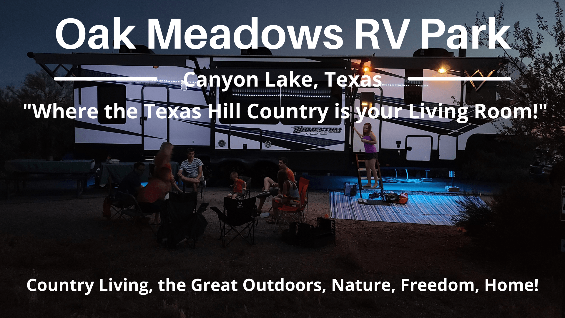 LONG TERM RV PARK | OAK MEADOWS RV PARK | CANYON LAKE, TEXAS