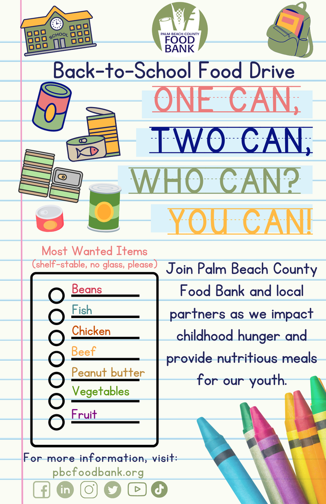 Food Drive Examples Letters