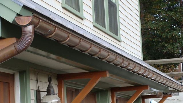 Half Round Gutters Metal Roof