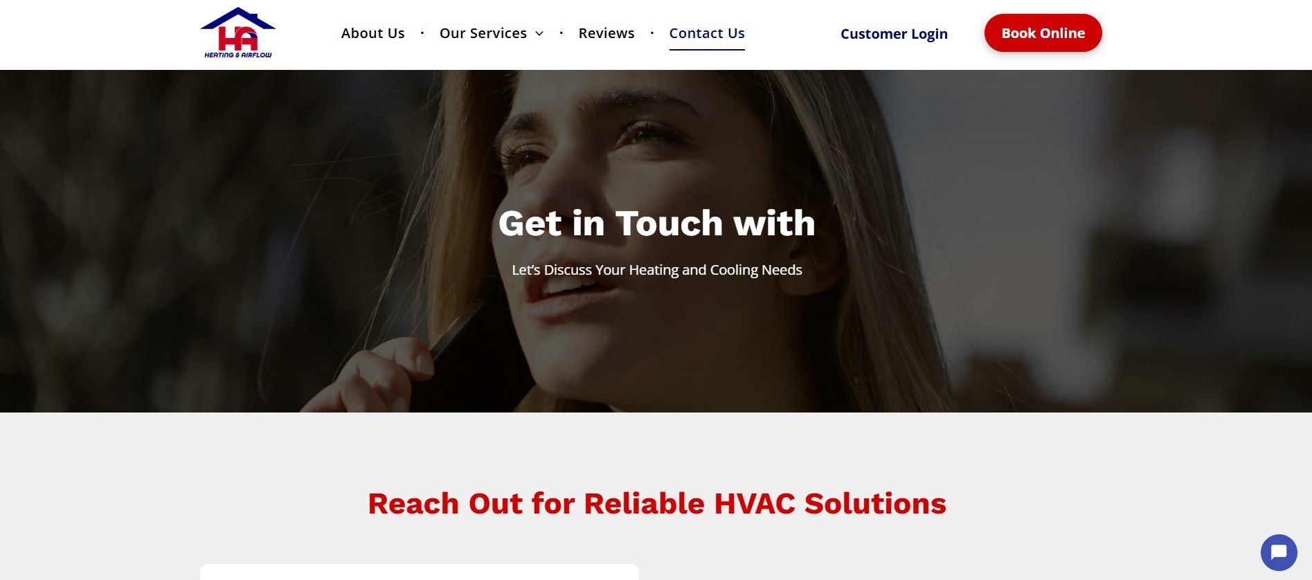 Contact HVAC Experts | Heating & Airflow | Manteca, CA