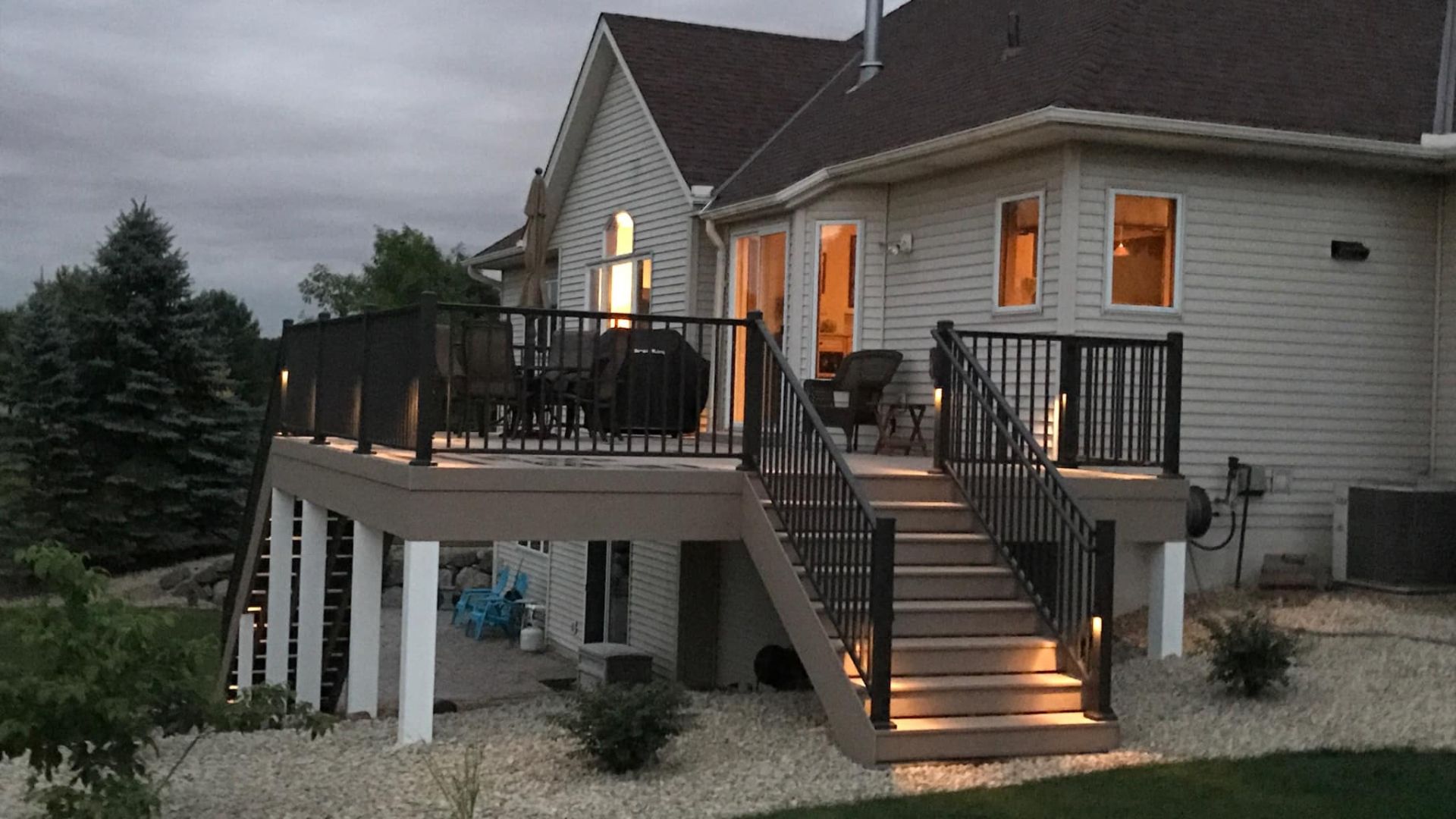 Lighting Ideas for a Deck in MN | Pink Construction LLC