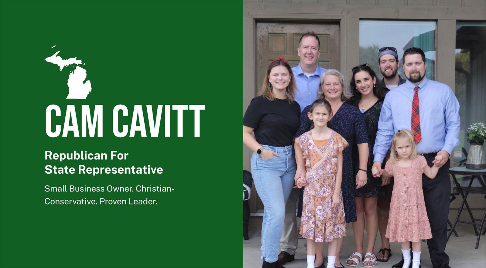 Cam Cavitt - Republican for State Representative
