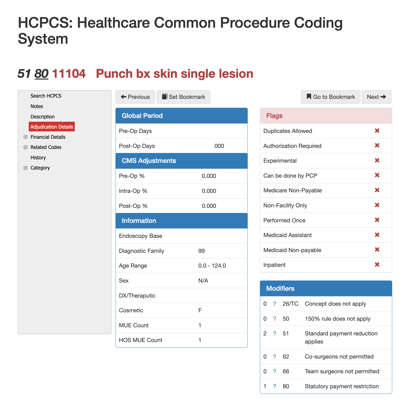 CPT Code 11104 - Tangential Skin Biopsy Guide