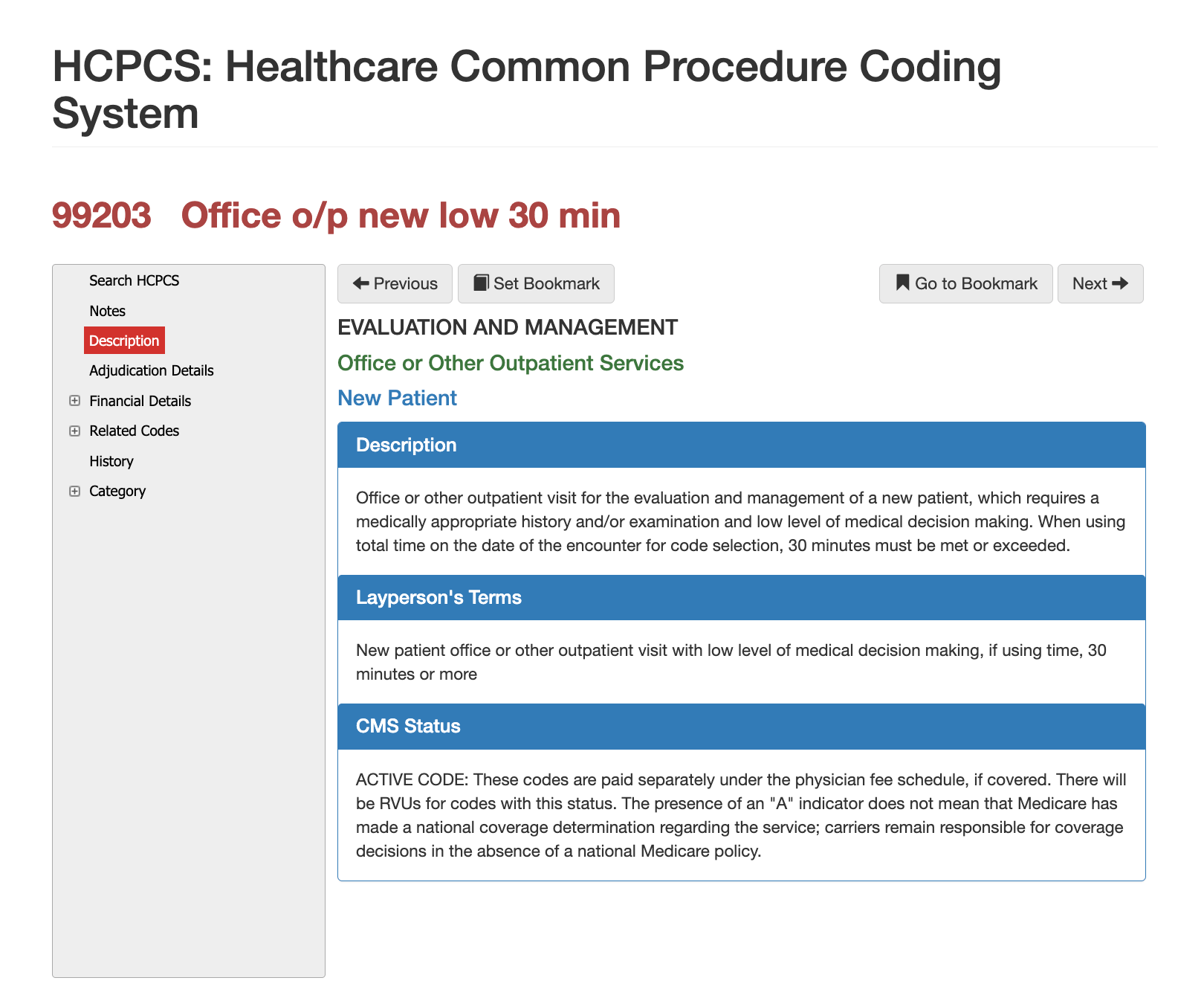 CPT Code 99203 and New Patient Consult Billing Codes