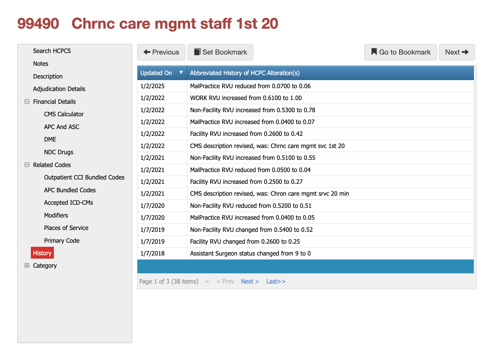 CPT Code 99490 - Chronic Care Management Staff 20