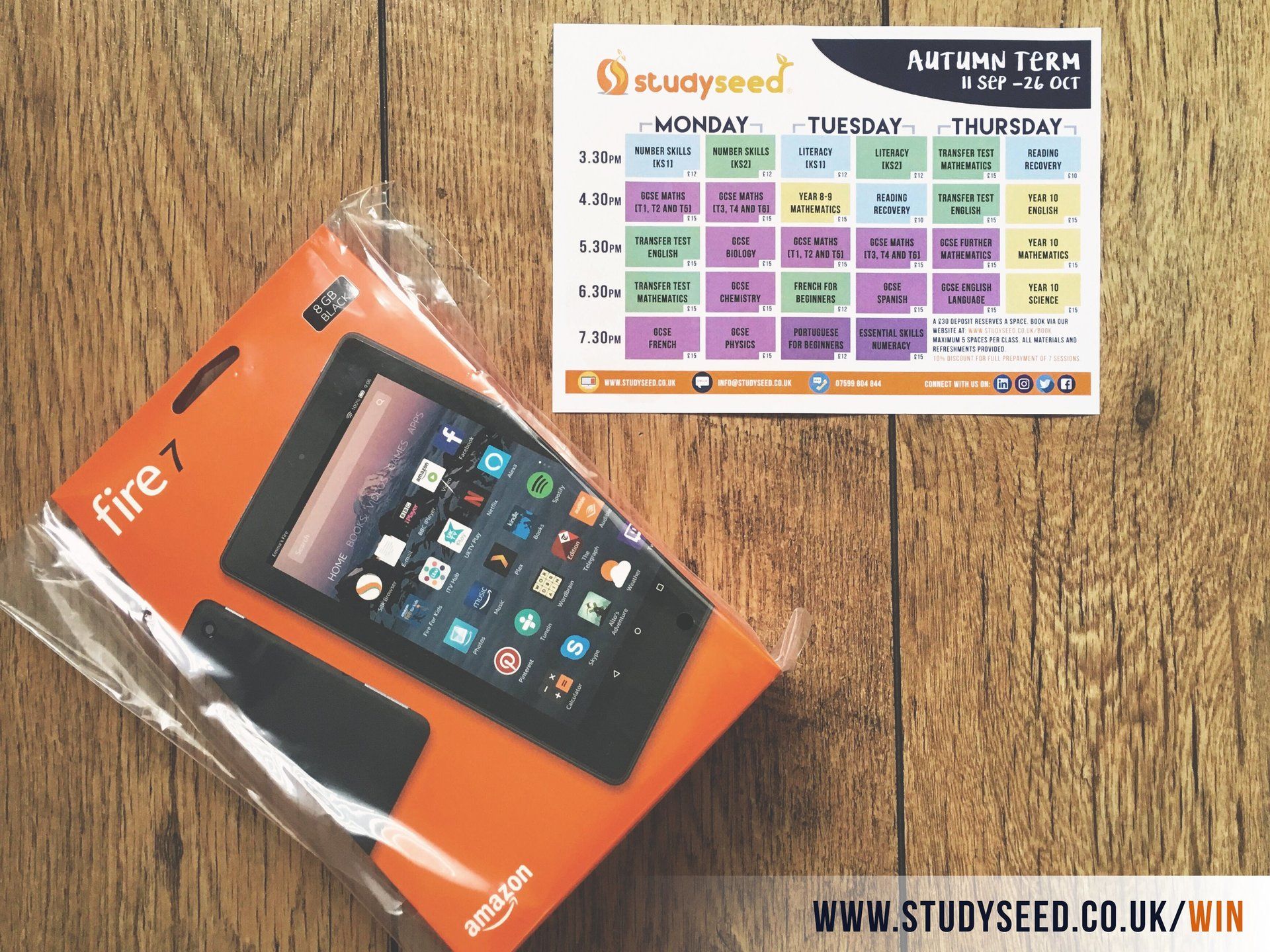 Giveaway: WIN an Amazon Fire 7 Tablet!