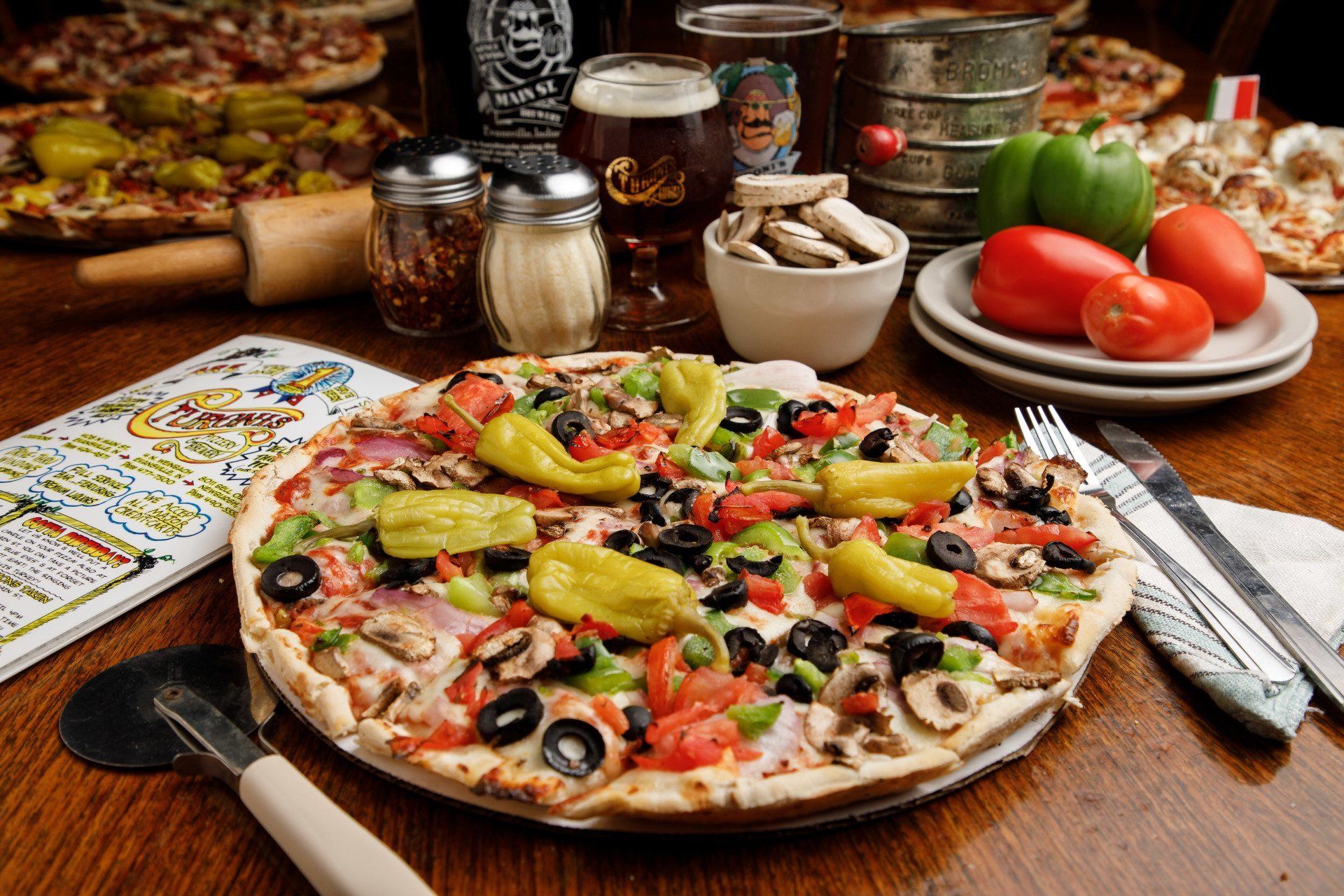 Menu | Turoni's | Pizzery & Brewery