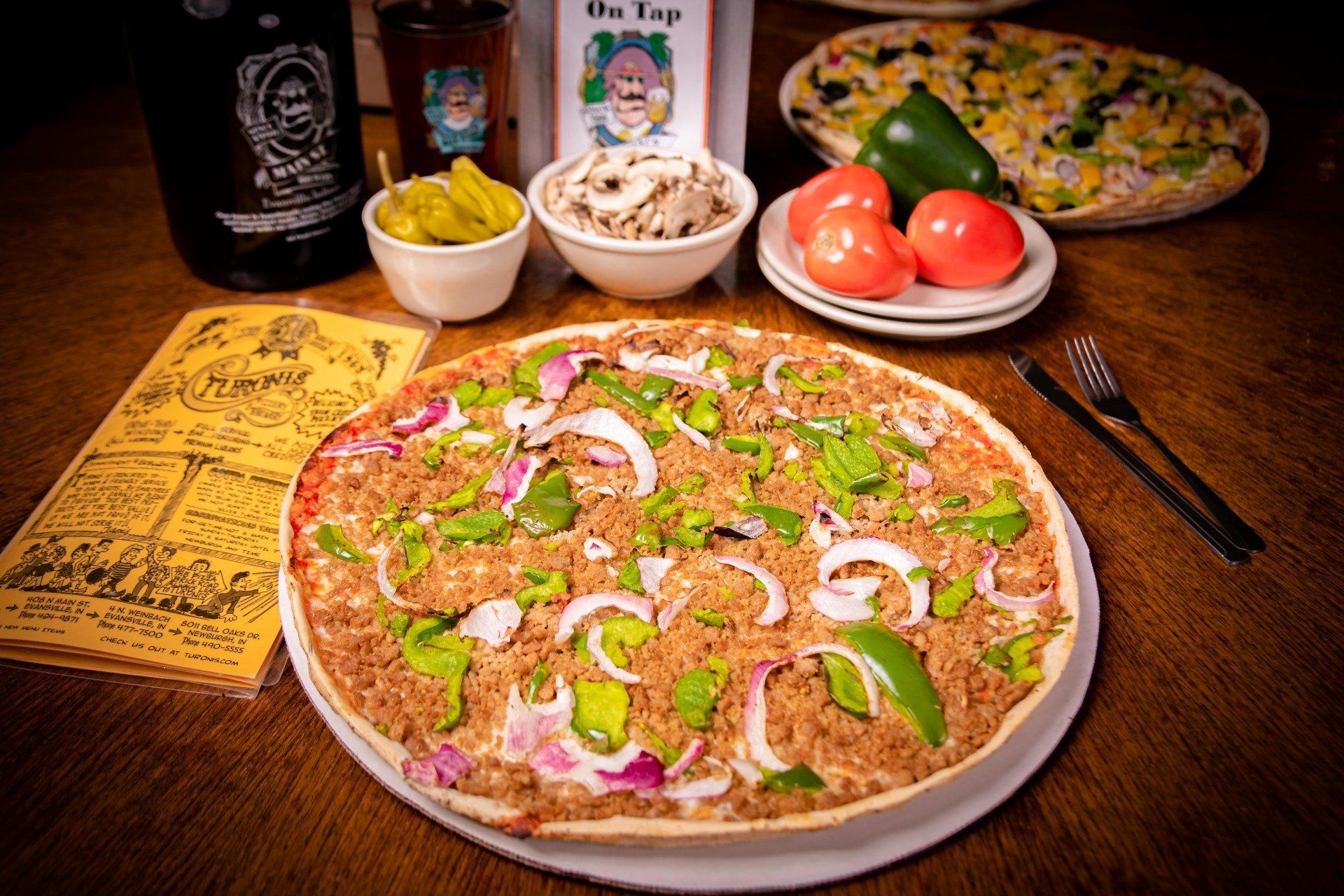 Menu | Turoni's Pizzery & Brewery