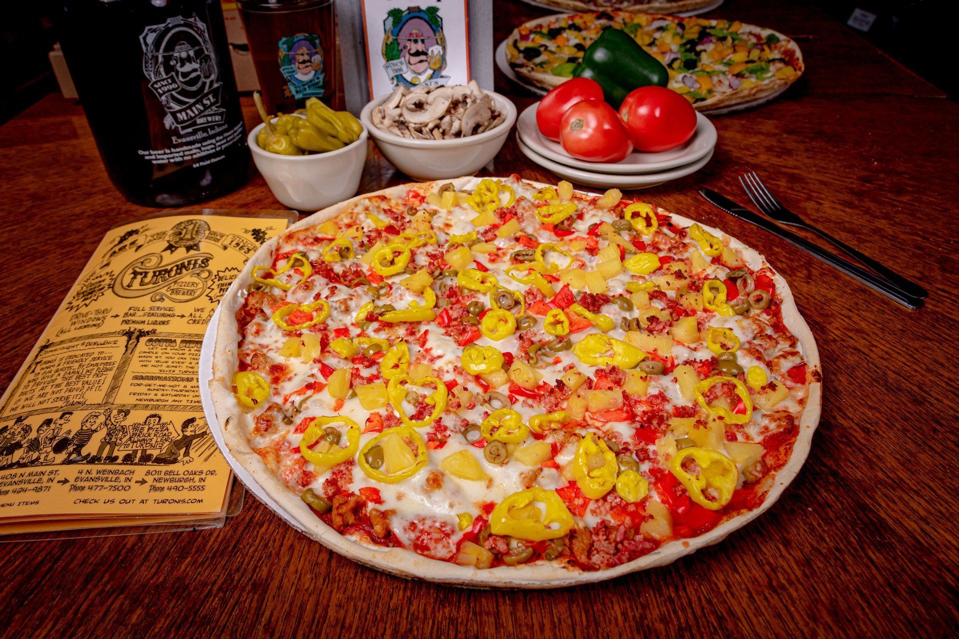 Menu | Turoni's Pizzery & Brewery