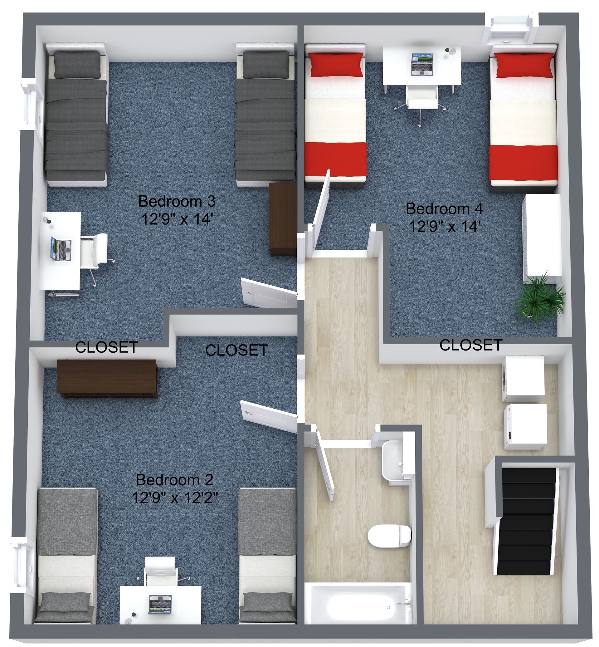 Cedar Lofts East – 711 E. Beaver Ave. - Apartments