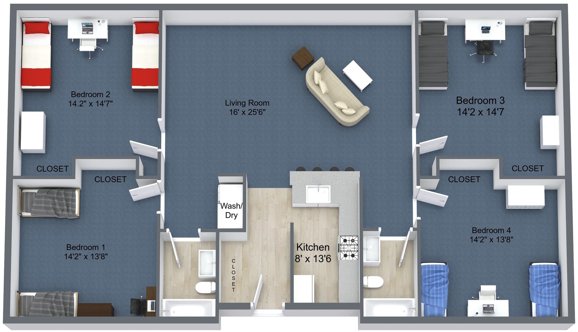 Cedar Lofts East – 711 E. Beaver Ave. - Apartments