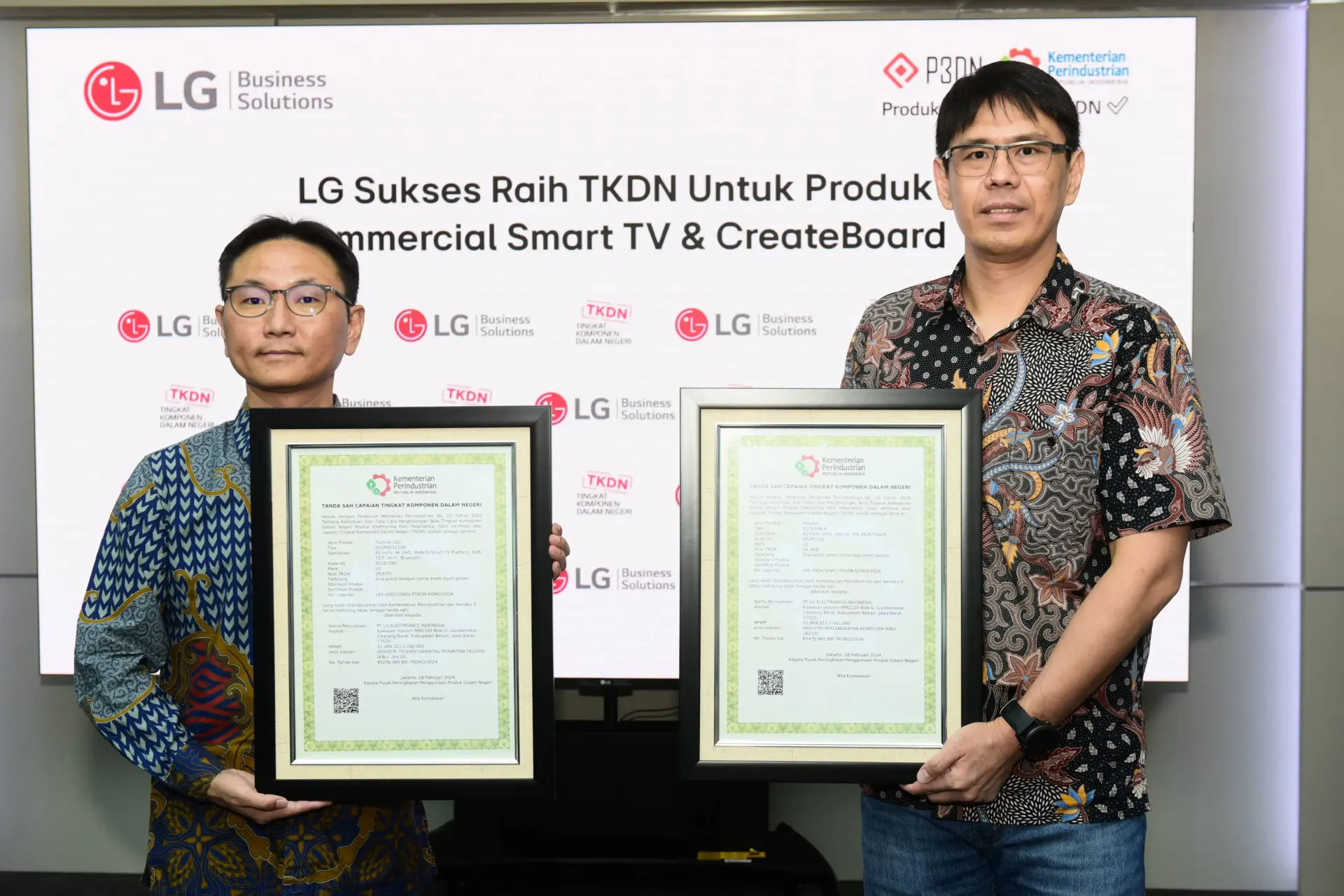 LG raih TKDN, dukung bisnis & pendidikan dengan Digital Display