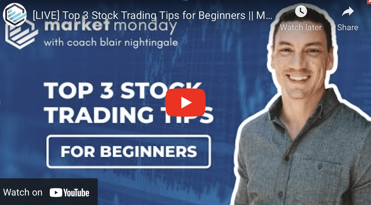 [LIVE] Top 3 Stock Trading Tips for Beginners || Market Monday