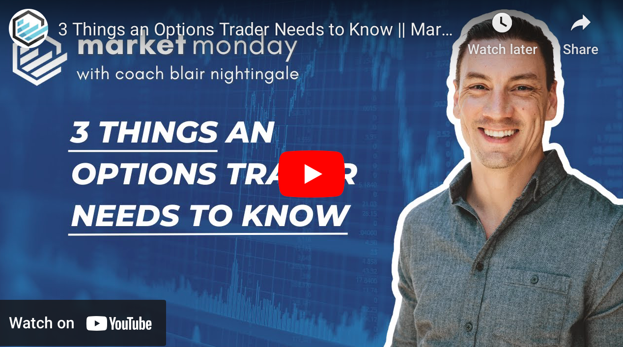 3 Things an Options Trader Needs to Know || Market Monday