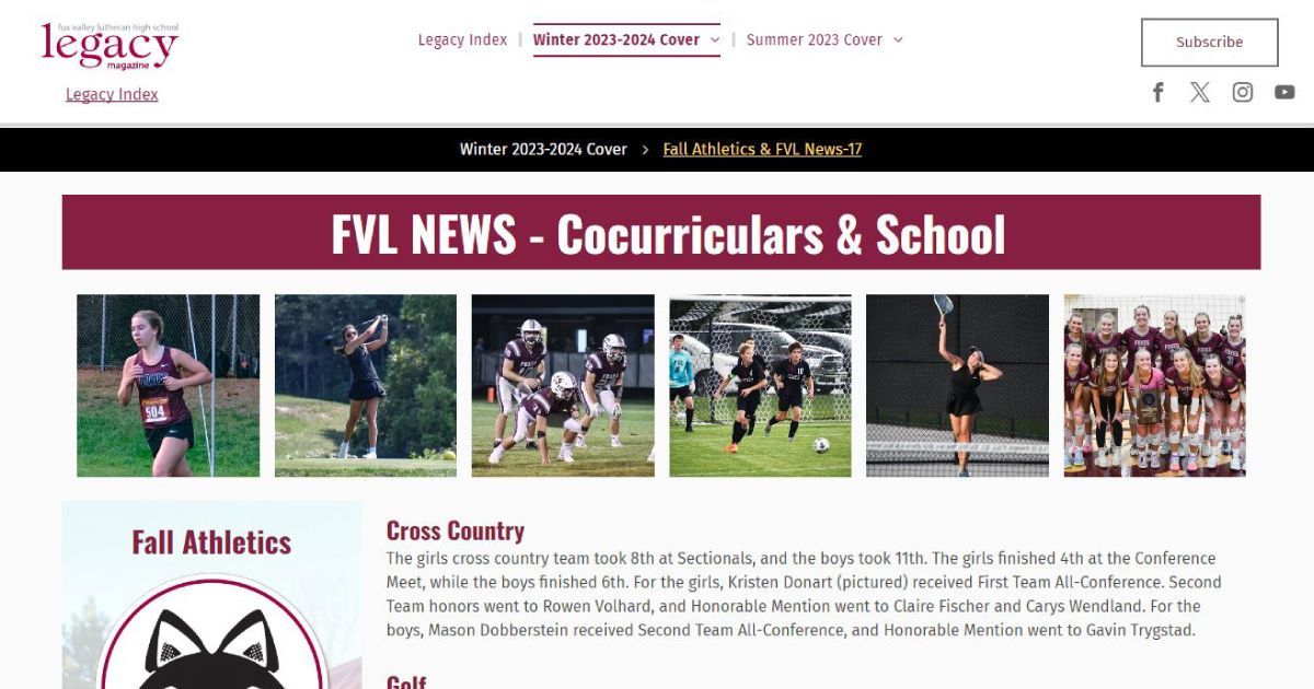 FVL Legacy - Winter 2023-24 - FVL News