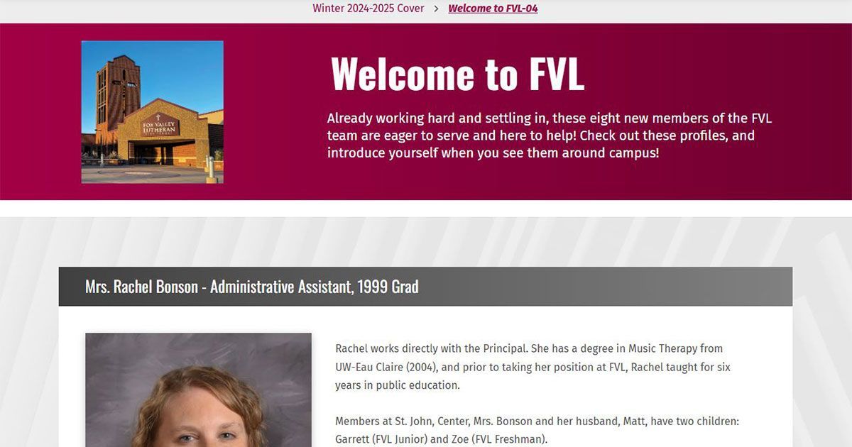 FVL Legacy - Winter 2024-25 - Welcome to FVL