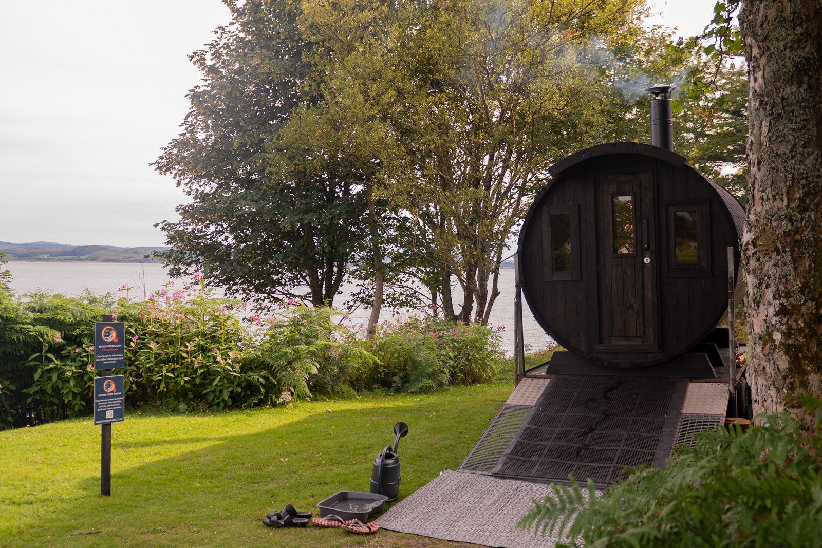 Mobile Wood-Fired Beach Sauna in Oban | Wild Bathing
