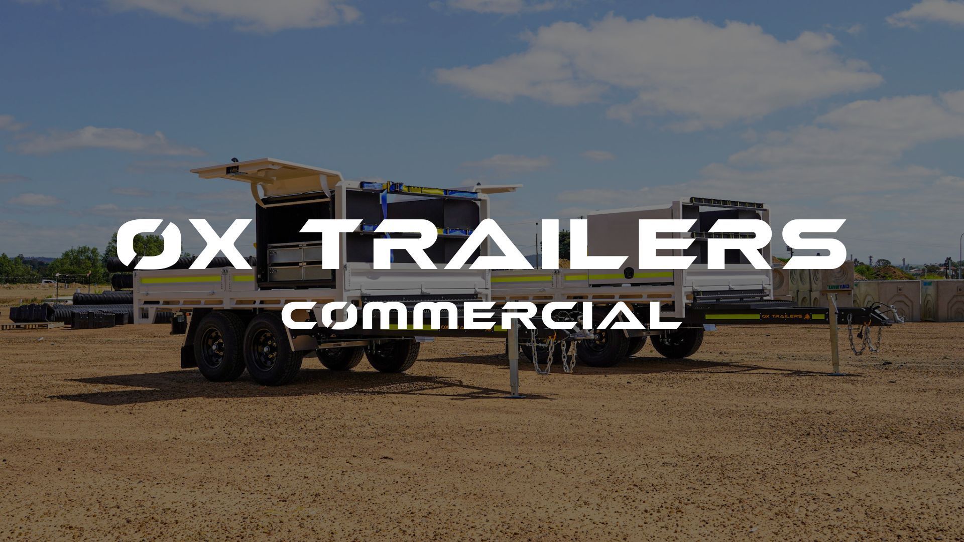 Commercial Trailers by Ox Trailers. Built Tough