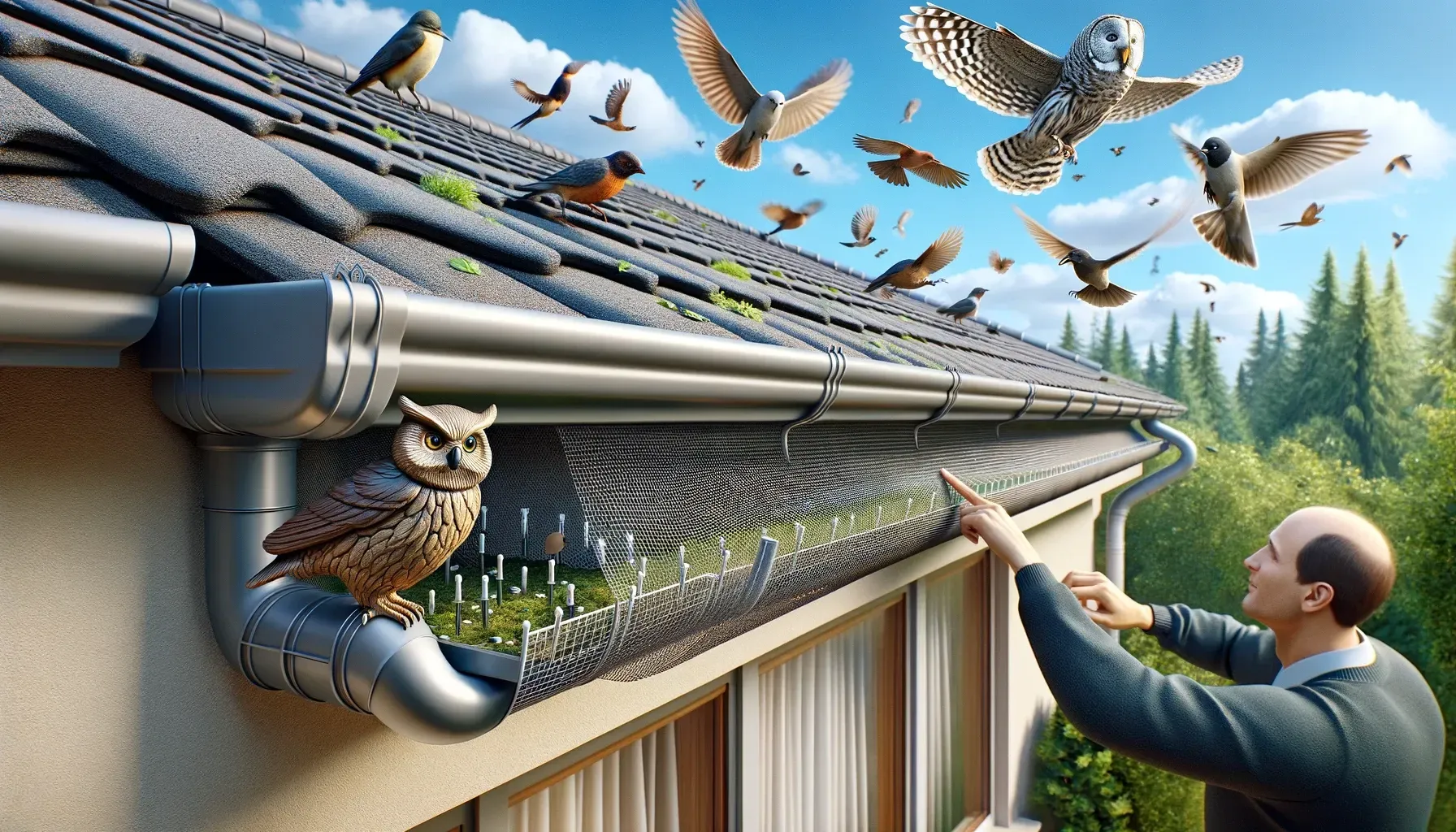 How to Keep Birds Out of Gutters: Simple and Effective Solutions